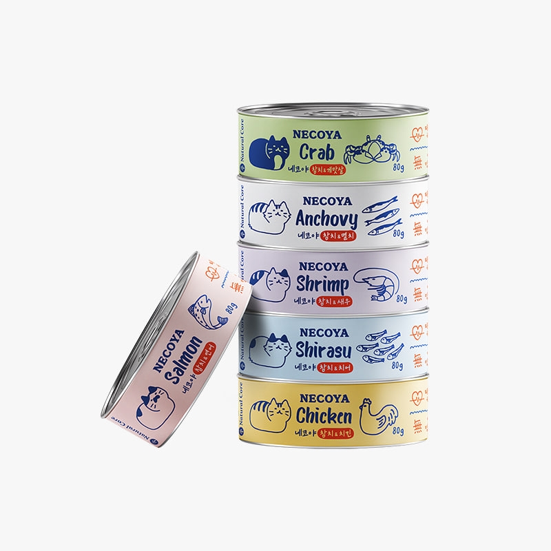 바잇미 :: 네츄럴코어 캣 네코야 참치 혼합 1box (80g x 24ea)