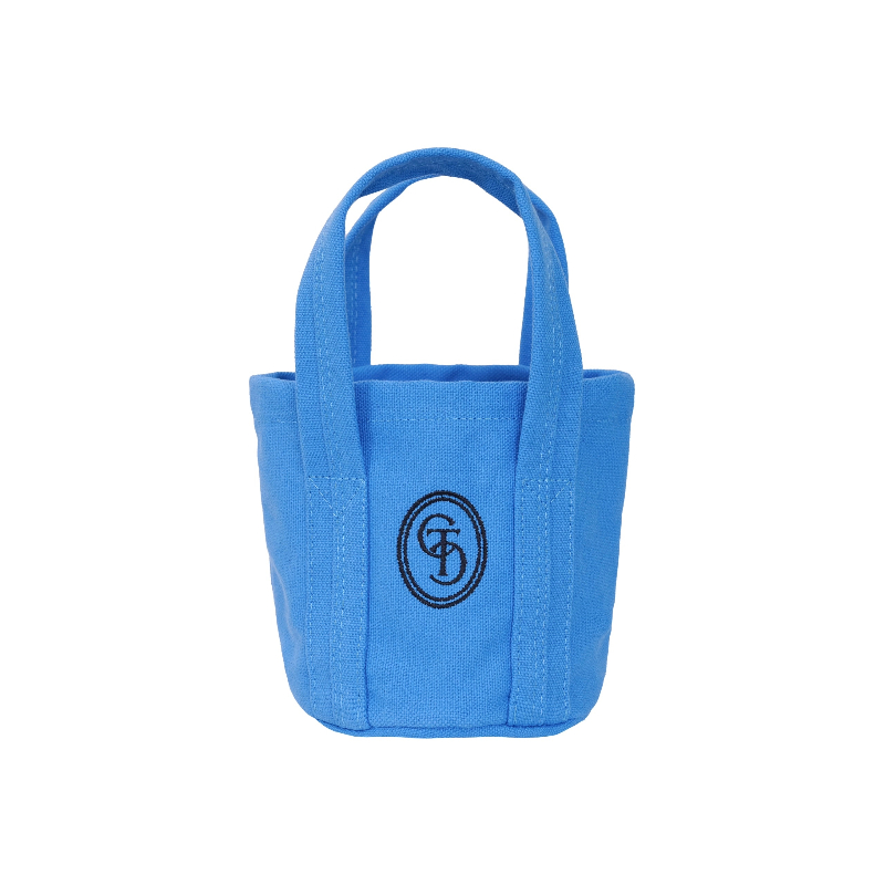 바잇미 :: 크룩디치와와 코튼 미니 백 | Cotton Mini Bag - 블루(Blue)