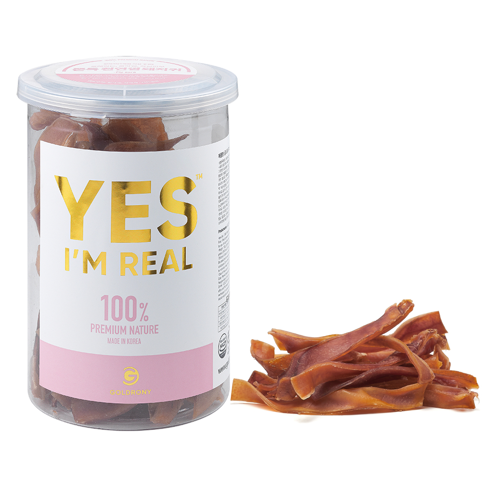 바잇미 :: [순살스틱2p증정]골드로니 예스아임리얼 쫀득천연껌 돼지귀 130g