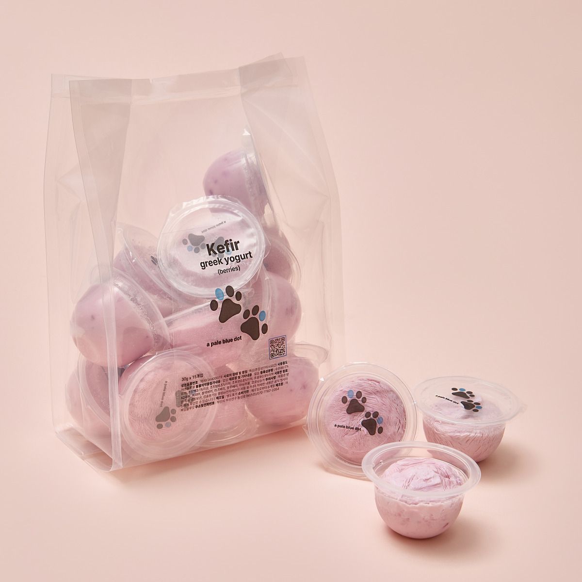 바잇미 :: 어페일블루닷 케피어 그릭요거트(베리) 30g*15ea/1pack