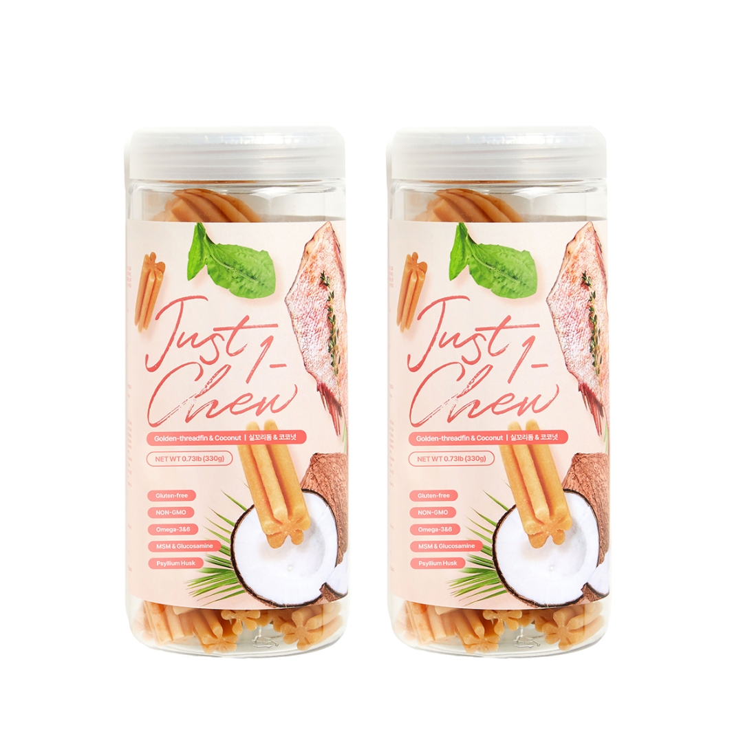 바잇미 :: 펫토리아 한입뚝딱 실꼬리돔과 코코넛 덴탈츄 강아지 껌 330g X 2개